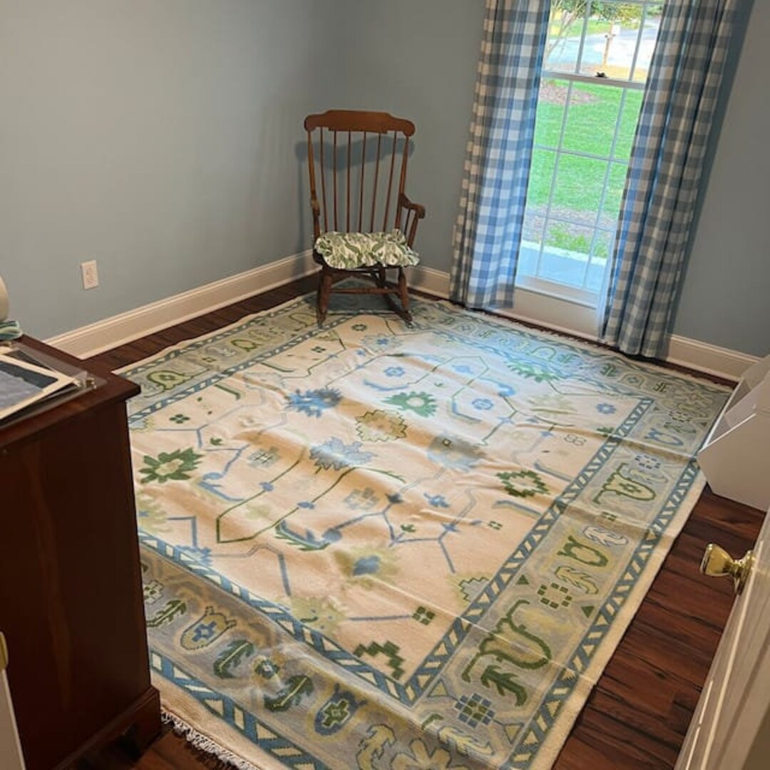 Luxury Area Tile Pattern Rug Floral Kilim Design Turkish Rug Machine ...