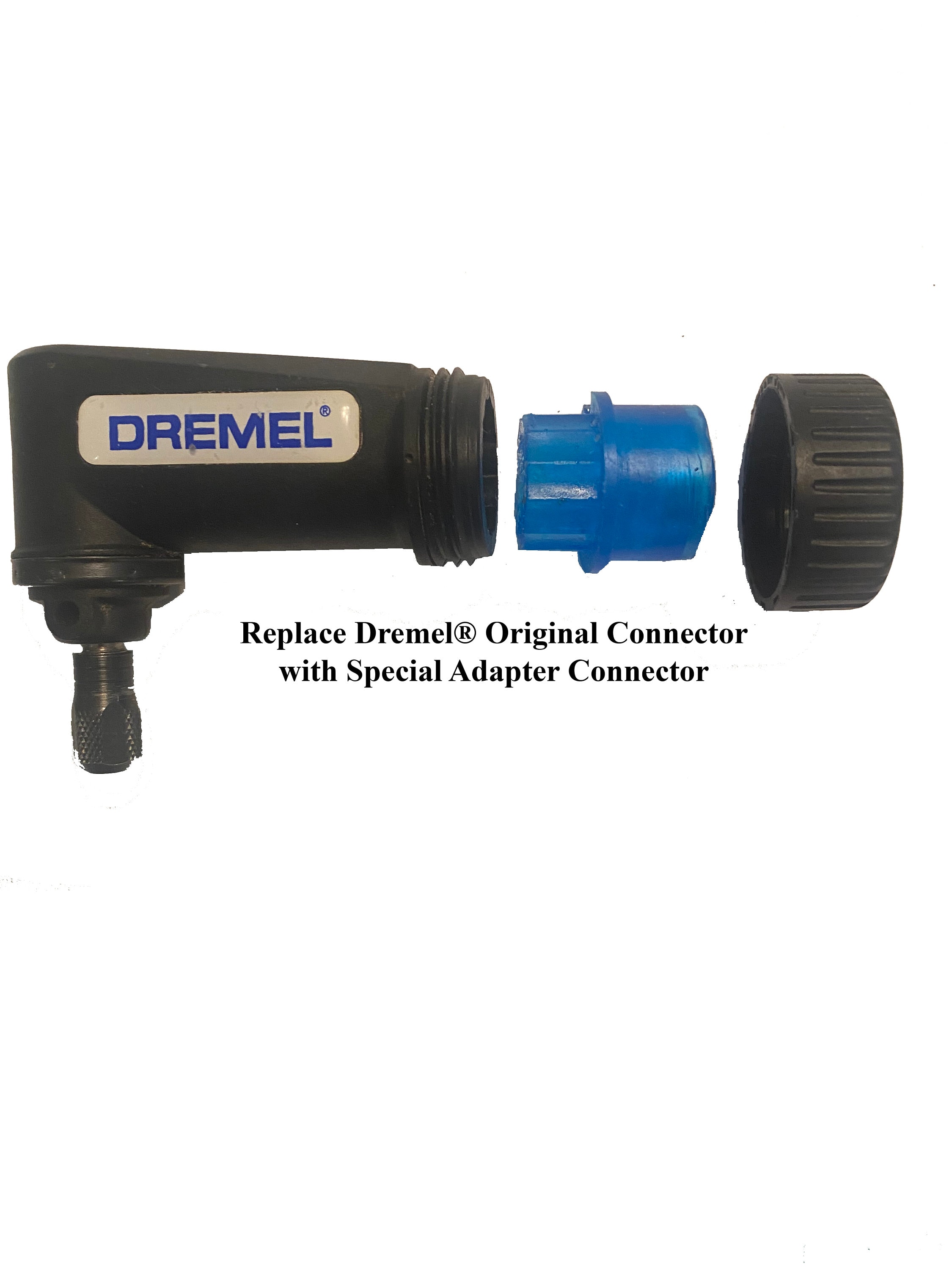 Adapter to Use Dremel® Right Angle Attachment on Dremel® Flex Shaft - Etsy