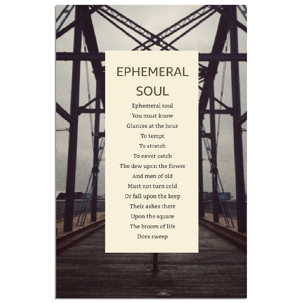 Ephemeral Soul, Premium Semi-glossy Paper Poster - Etsy