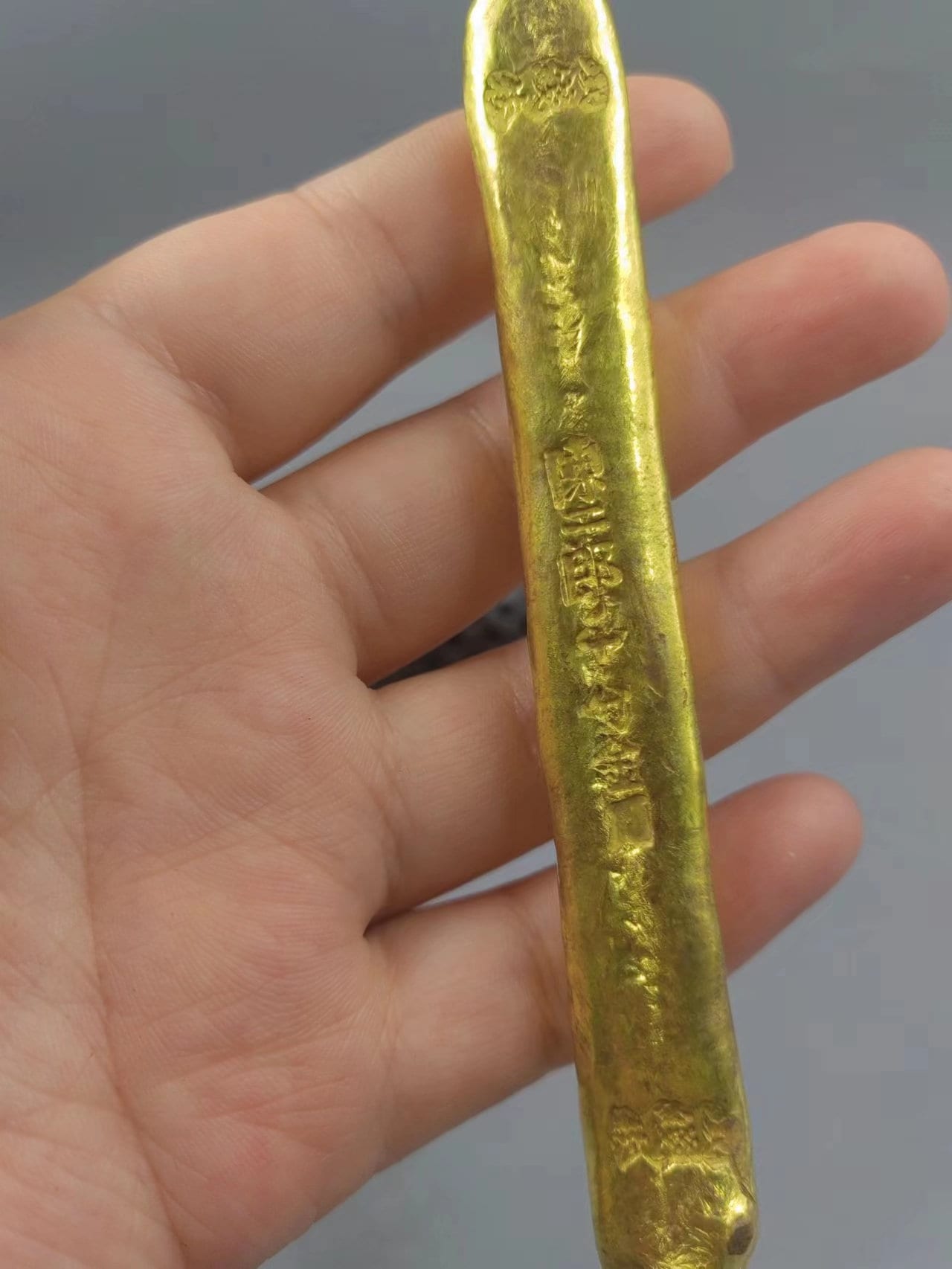 FAKE Gold Coins Slender Strip Treasure Coin REPLICA Ancient Pirate ...