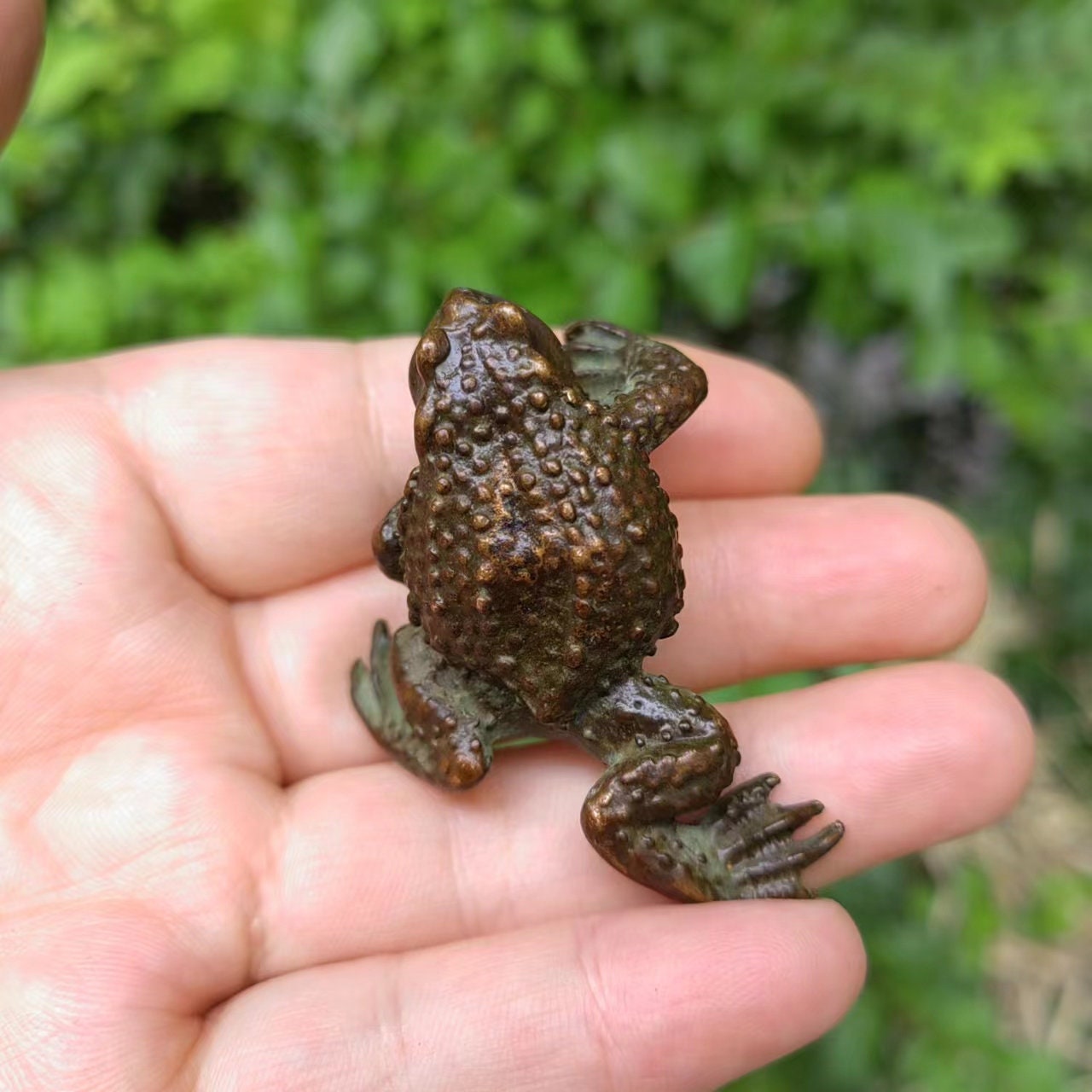 Brass Fengshui Royal Toad Statue Luck & Success Home Décor Sculpture ...