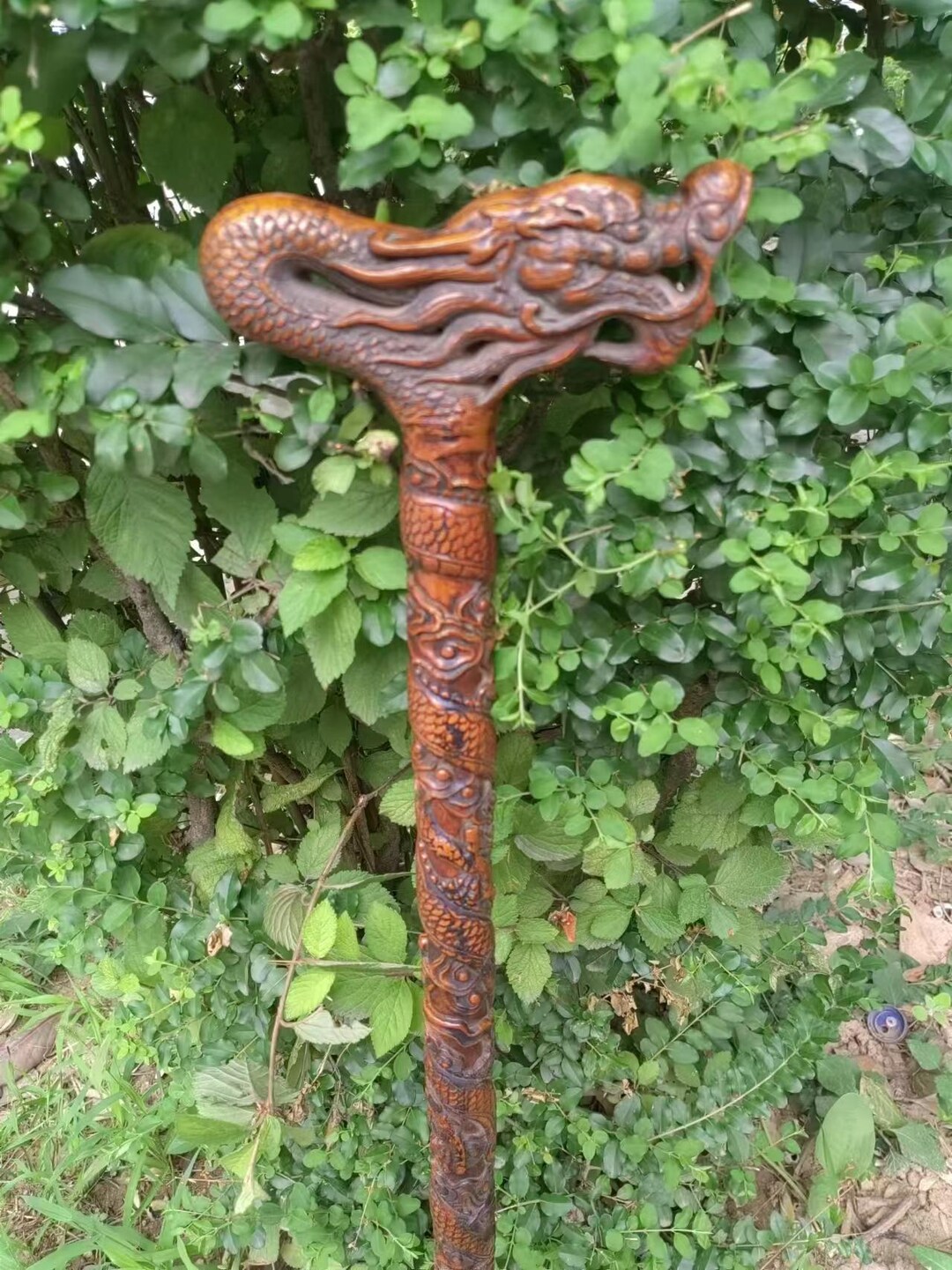 Vintage Style Dragon Head Wooden Walking Cane ,vintage Walking Stick ...