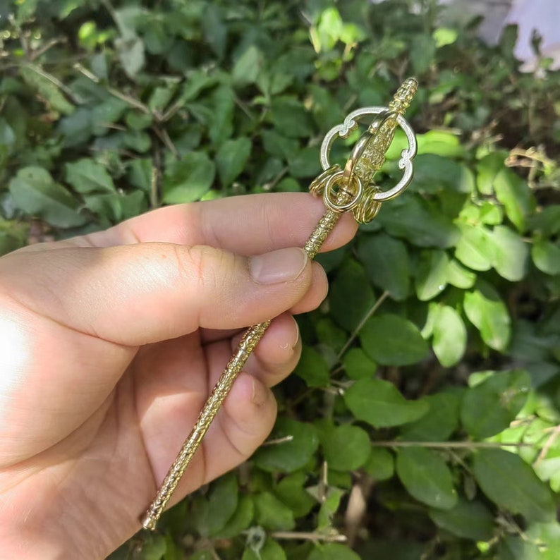 Miniature Ksitigarbha Buddhist Monk Staff,mini Sceptre Wand Buddhism ...