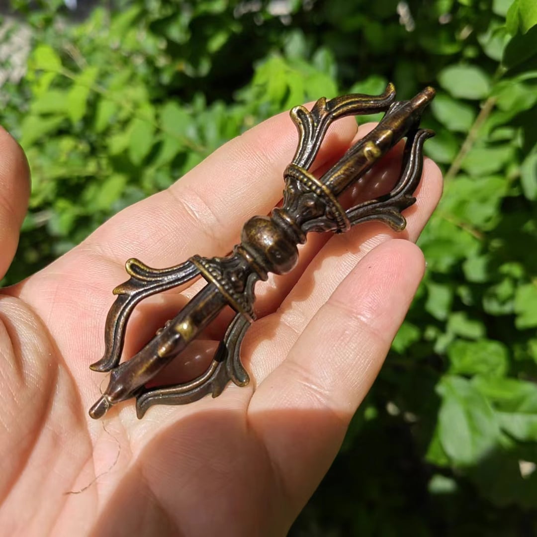 Phurba Brass Mascot Buddhism Vajra Phurba Amulet, Tibetan Buddhist ...