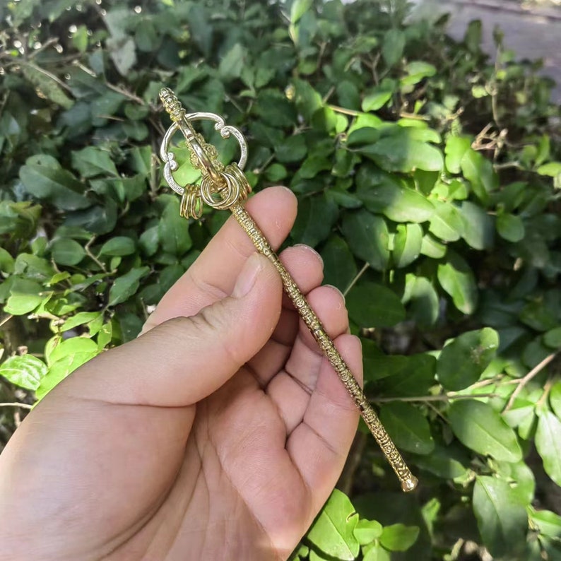 Miniature Ksitigarbha Buddhist Monk Staff,mini Sceptre Wand Buddhism ...