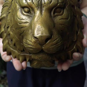 Copper King of the Animal Tiger Head Wall Art Sculpture, Bedroom Wall ...
