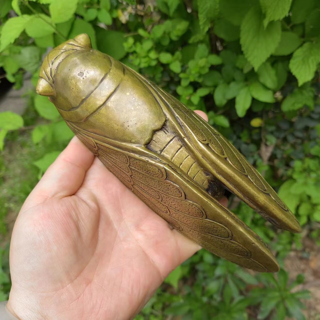 Vintage Style Huge Cicada Figure,realistic Insects Cicada Bugs Statue ...