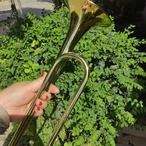 Unique Brass Charge Horn, Copper Trumpet Bugle, Musical Instrument ...