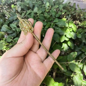 Miniature Ksitigarbha Buddhist Monk Staff,mini Sceptre Wand Buddhism ...