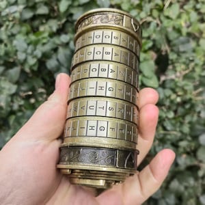 Unique Vinatge Style Alloy Cryptex Code Lock, Puzzle Boxes With Hidden ...