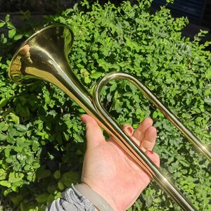 Unique Brass Charge Horn, Copper Trumpet Bugle, Musical Instrument ...