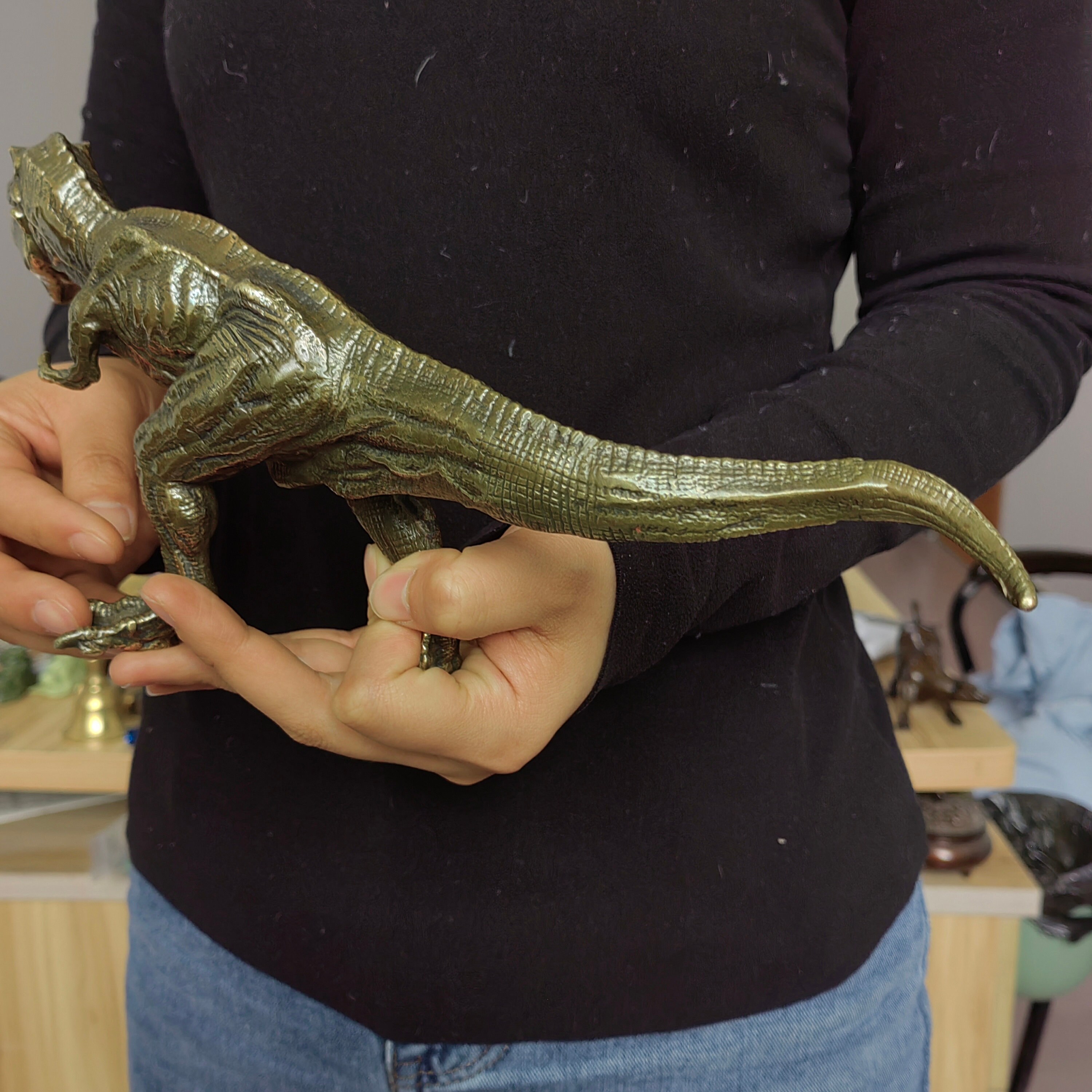 Copper Allosaurus Jurassic World Toy Cretaceous Roar Attack Allosaurus ...