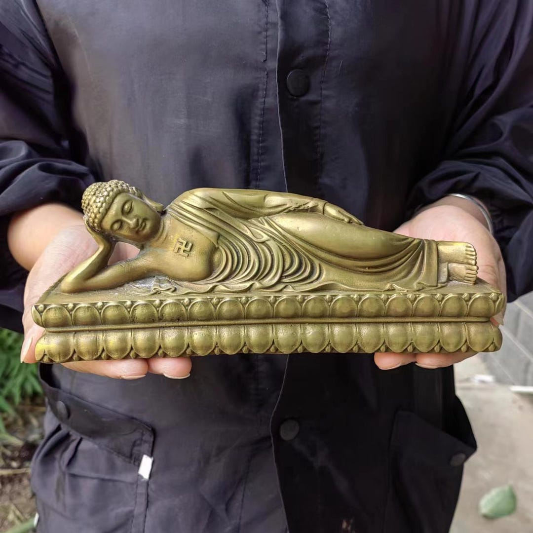 Bronze Copper Buddha Statue,sleeping Buddha Statue,reclining Gautama ...