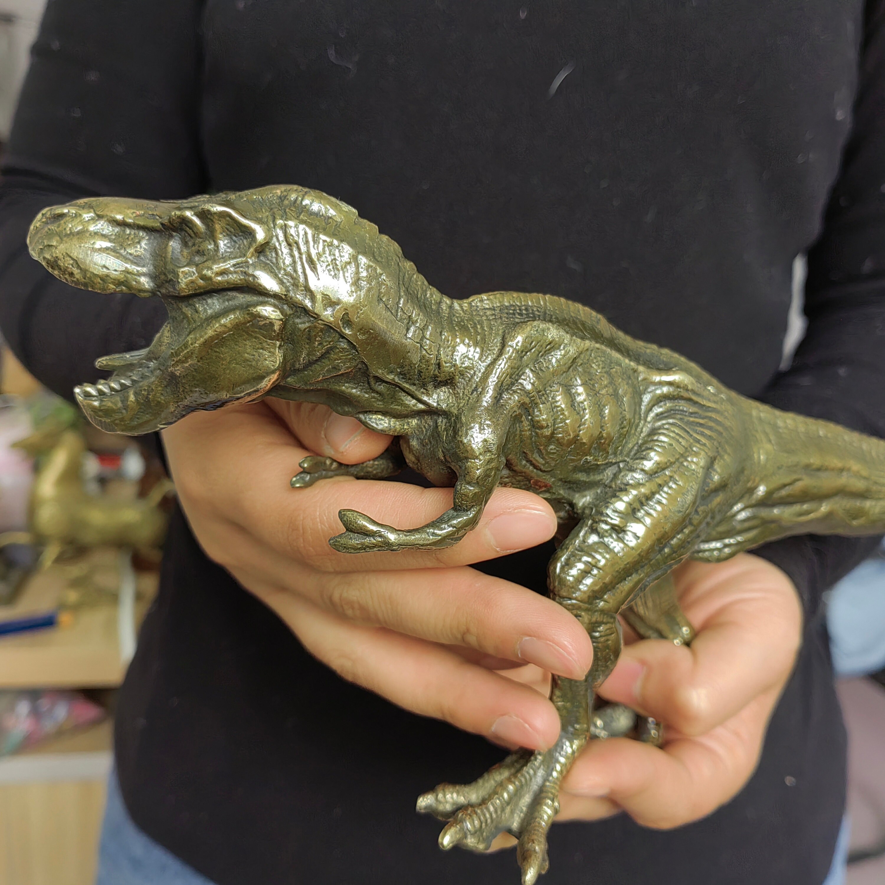 Copper Allosaurus Jurassic World Toy Cretaceous Roar Attack Allosaurus ...