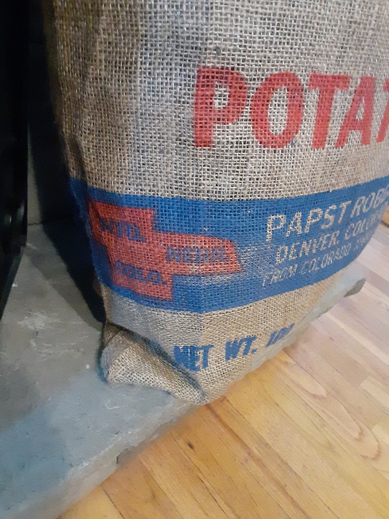 Rare Vintage Burlap Sack Farm Fresh - Etsy