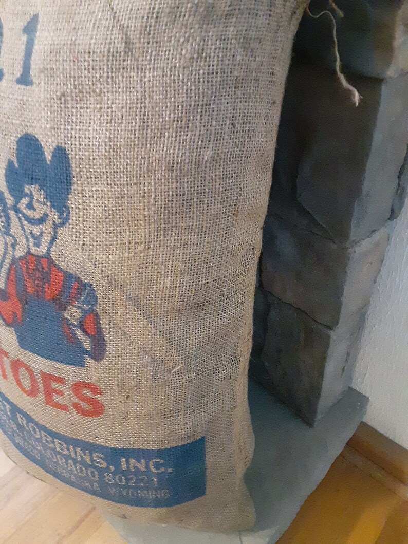 Rare Vintage Burlap Sack Farm Fresh - Etsy