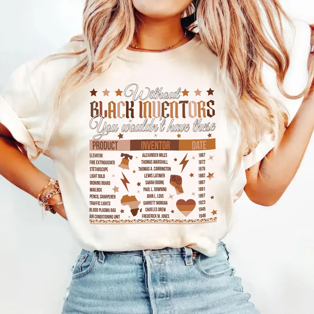 Without Black Inventors You Wouldn't Have These Black History Shirt, Teacher Black History Month ...