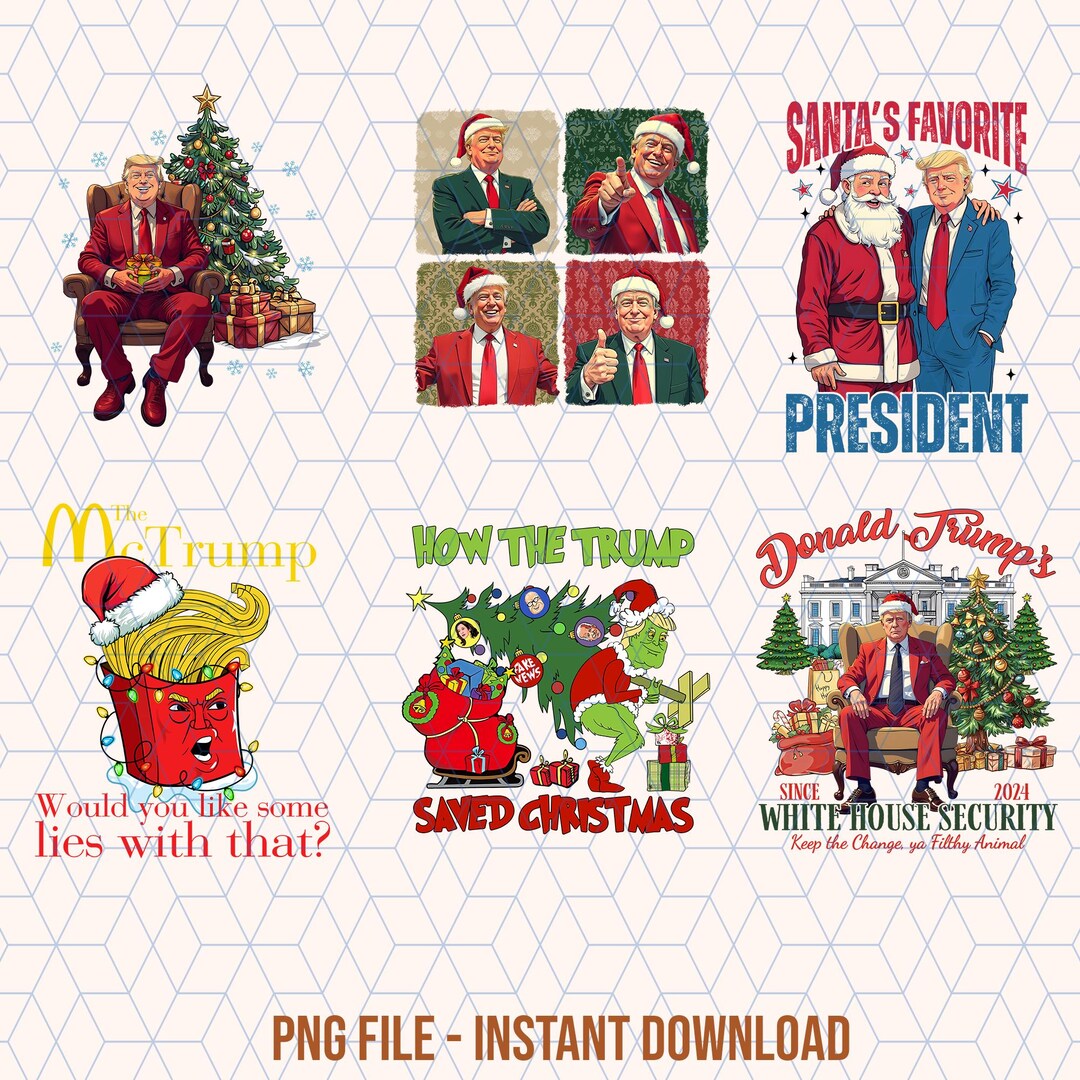 Bundle Trump Christmas Png, I'll Be Home for Christmas Trump Png ...