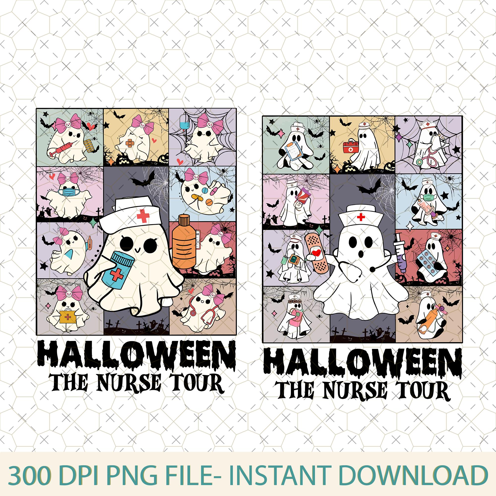 Halloween the Nurse Tour PNG, in My Spooky Nurse Era Png, Skeleton Png ...