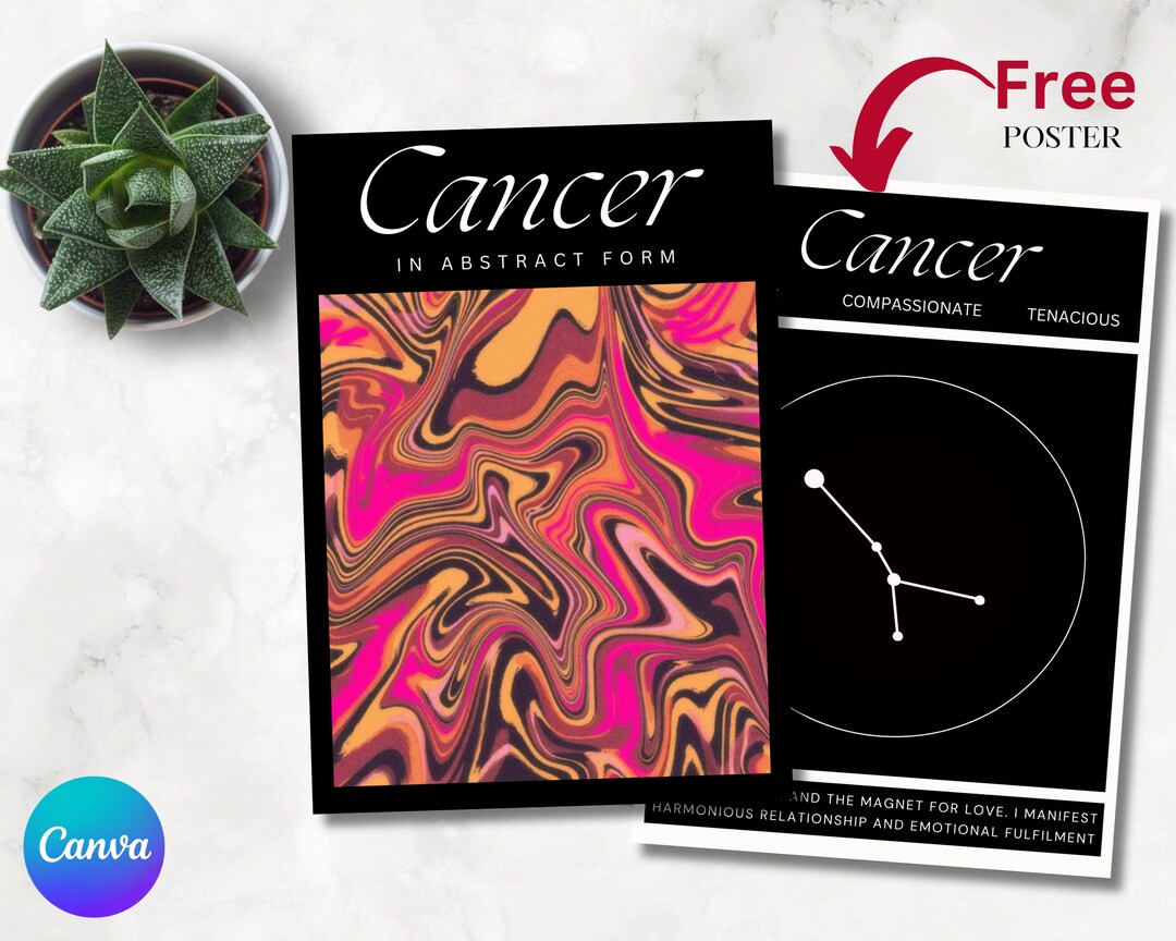 Cancer Wall Art | Cancer Poster | Cancer Printable Wall Art | Cancer ...