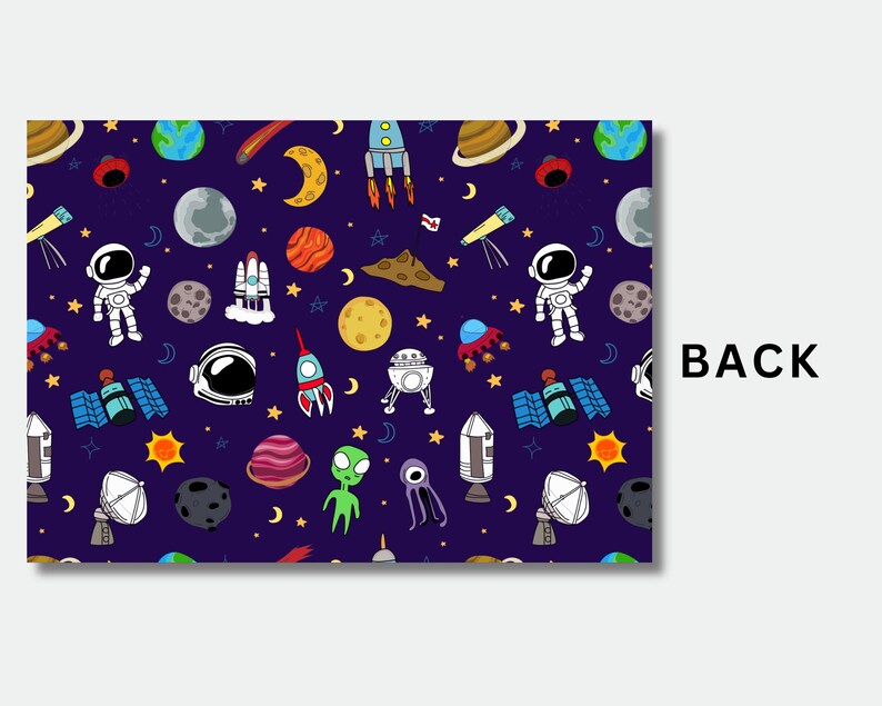 Editable Kids Space Certificate, Outer Space Birthday (canva Template ...