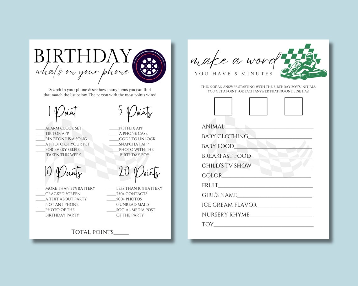 Car Theme First Birthday Games, 1st Birthday Party Games, One Year Old ...