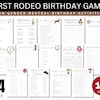 Cowboy Think Quick, Cowboy Party Printable, Western Themed Party Games ...