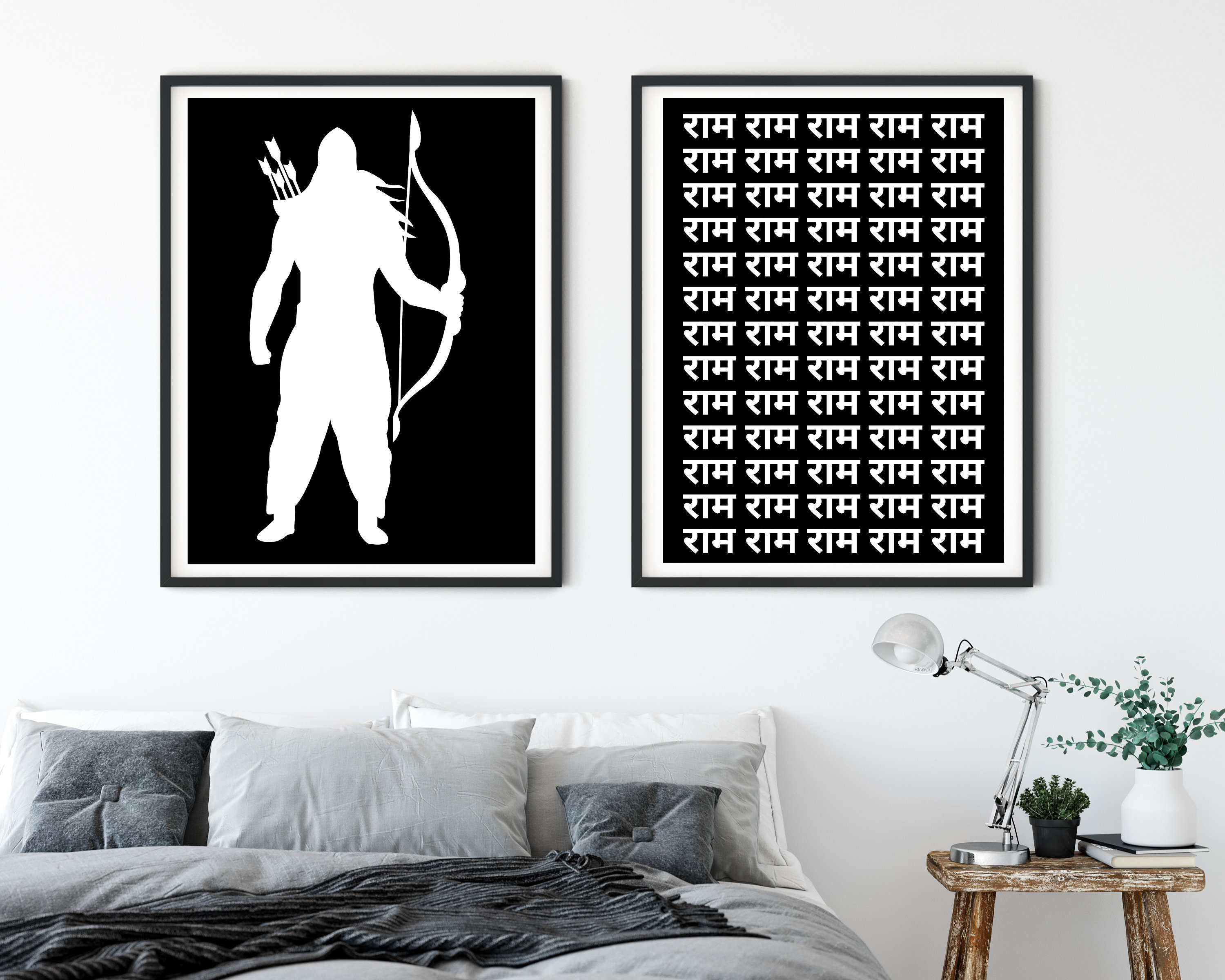 Lord Ram Wall Art | Ayodhya Ram Poster | Ram Lalla Wall Art | Ram ...