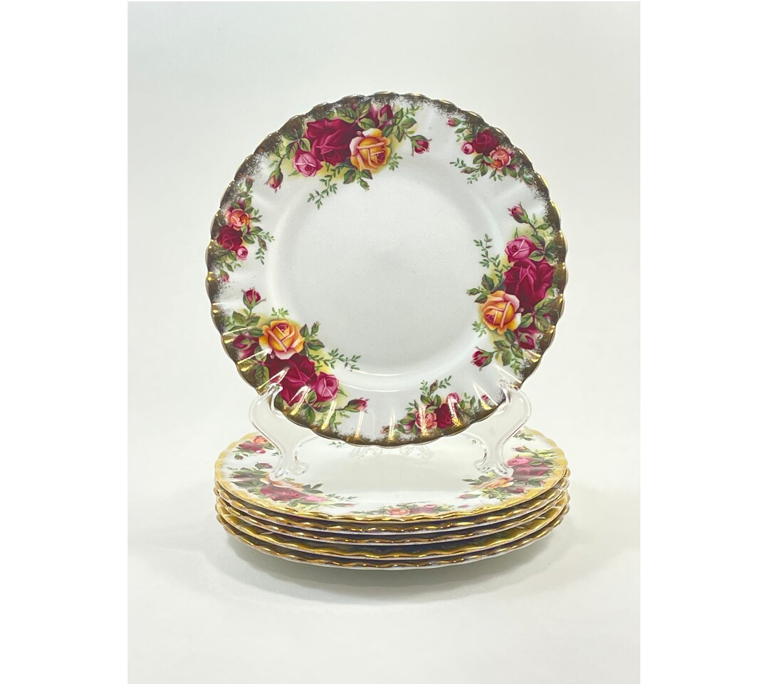 Royal Albert Old Country Roses 6-3/8" Small Side Plates, Set of Six (6 ...