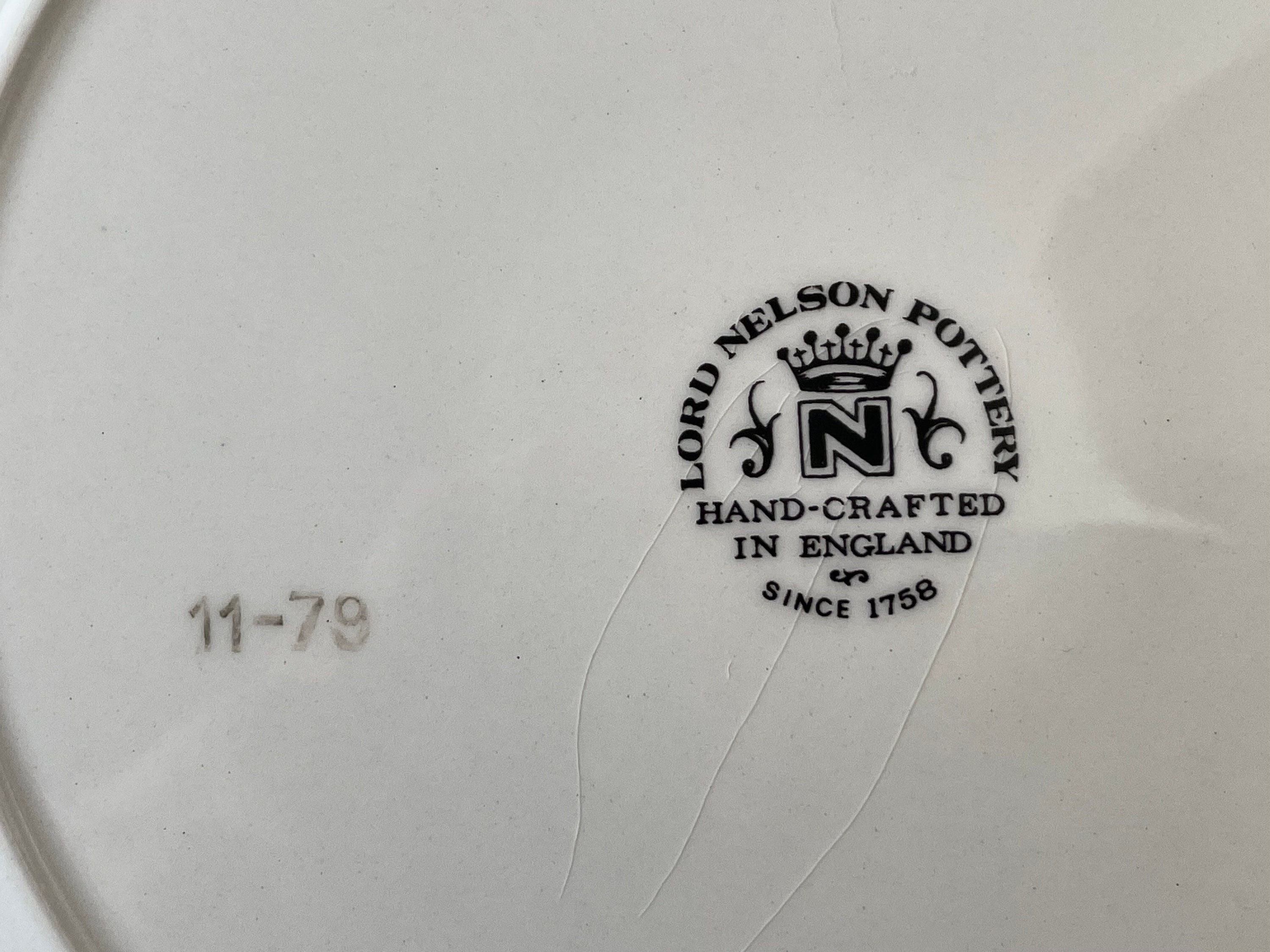 Lord Nelson Pottery Bluenose II Plate, Handmade in England - Etsy