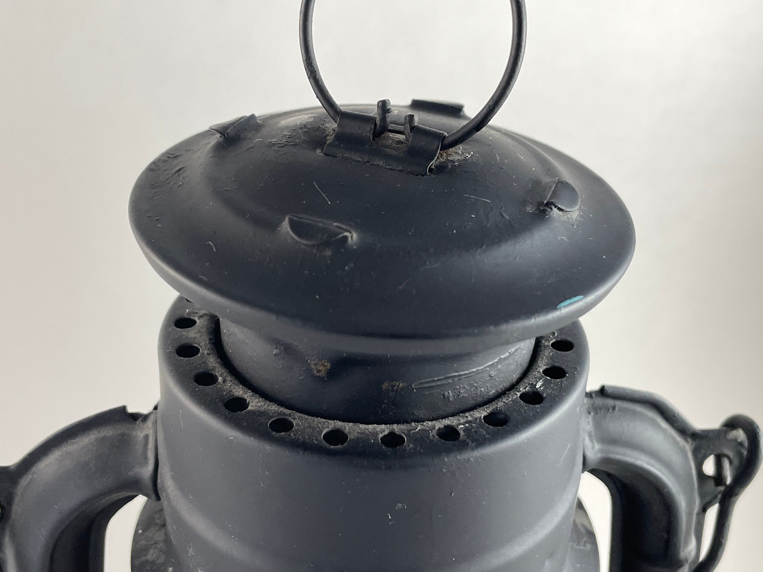 Jupiter-2 Kerosene Lamp, Repainted Black Lamp With Red Insert, Made in ...