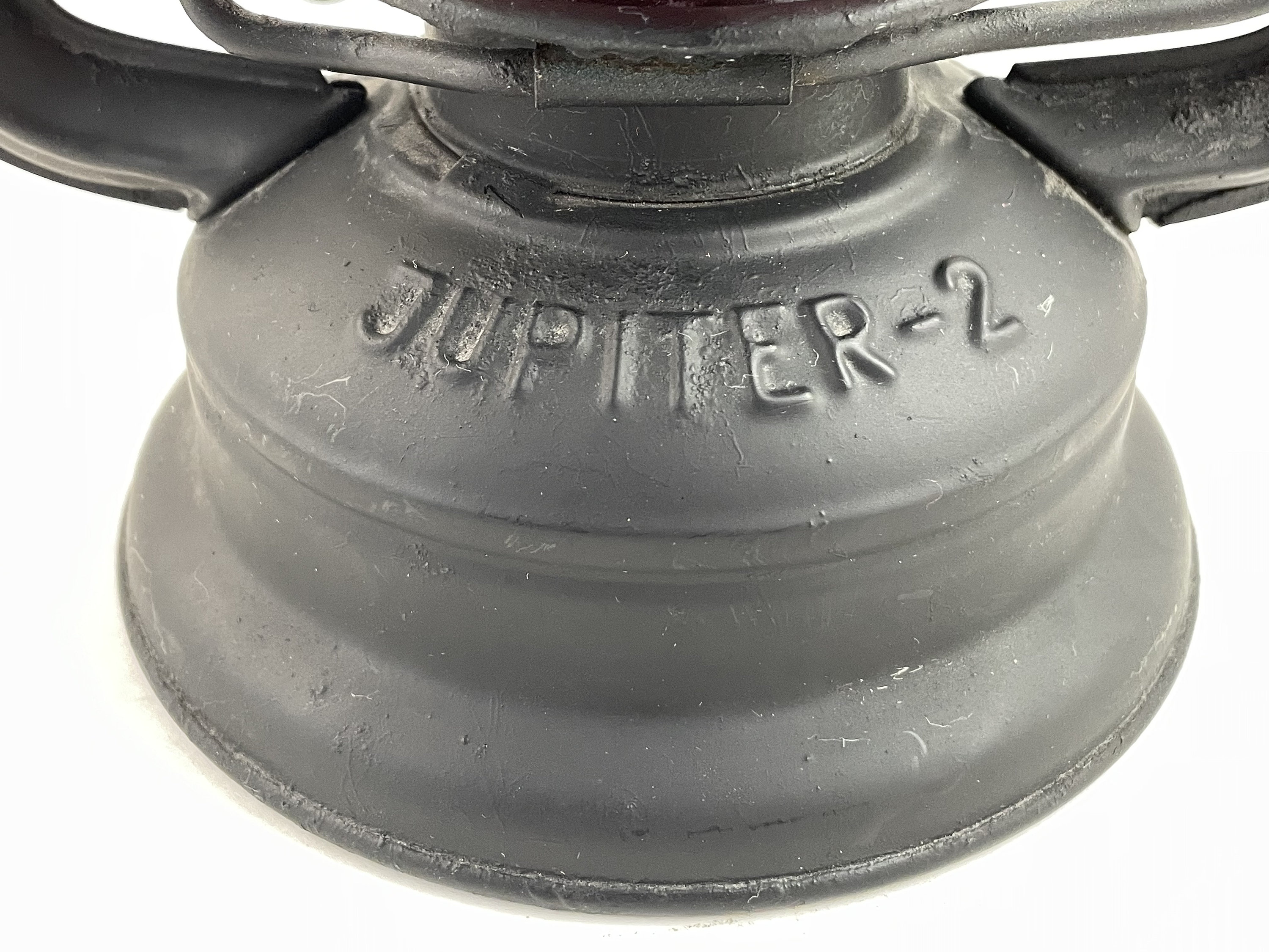 Jupiter-2 Kerosene Lamp, Repainted Black Lamp With Red Insert, Made in ...