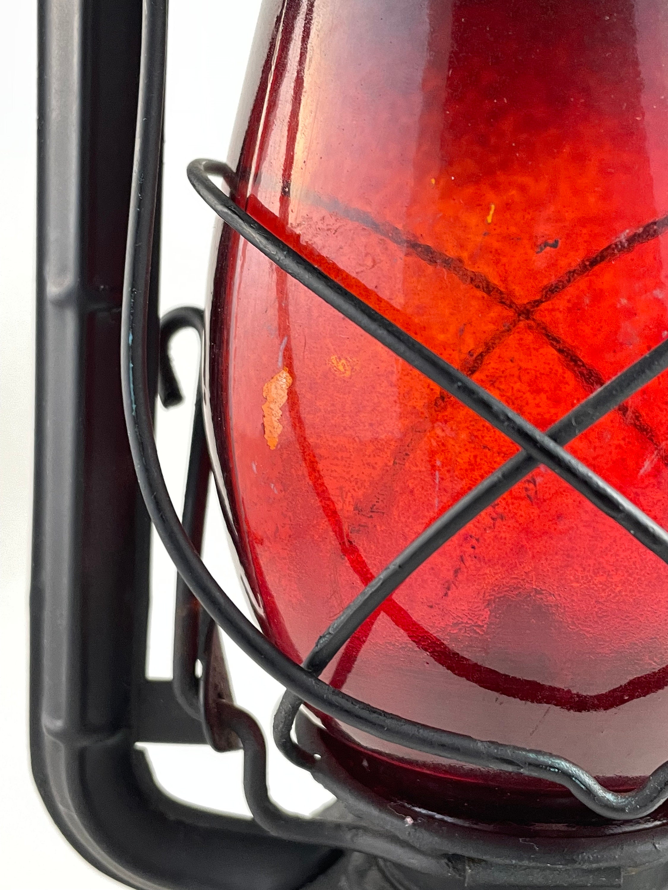 Jupiter-2 Kerosene Lamp, Repainted Black Lamp With Red Insert, Made in ...