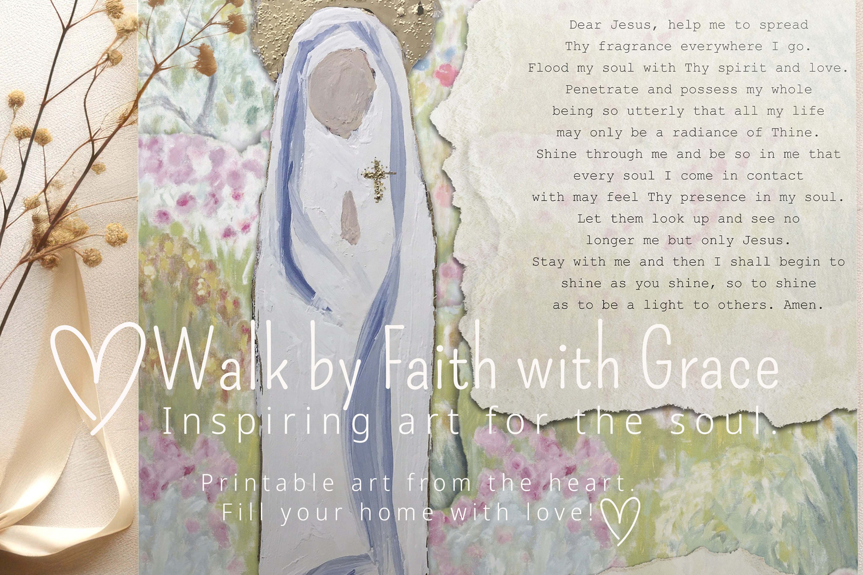 Mother Teresa of Calcutta Catholic Wall Art PRINTABLE Digital Download ...