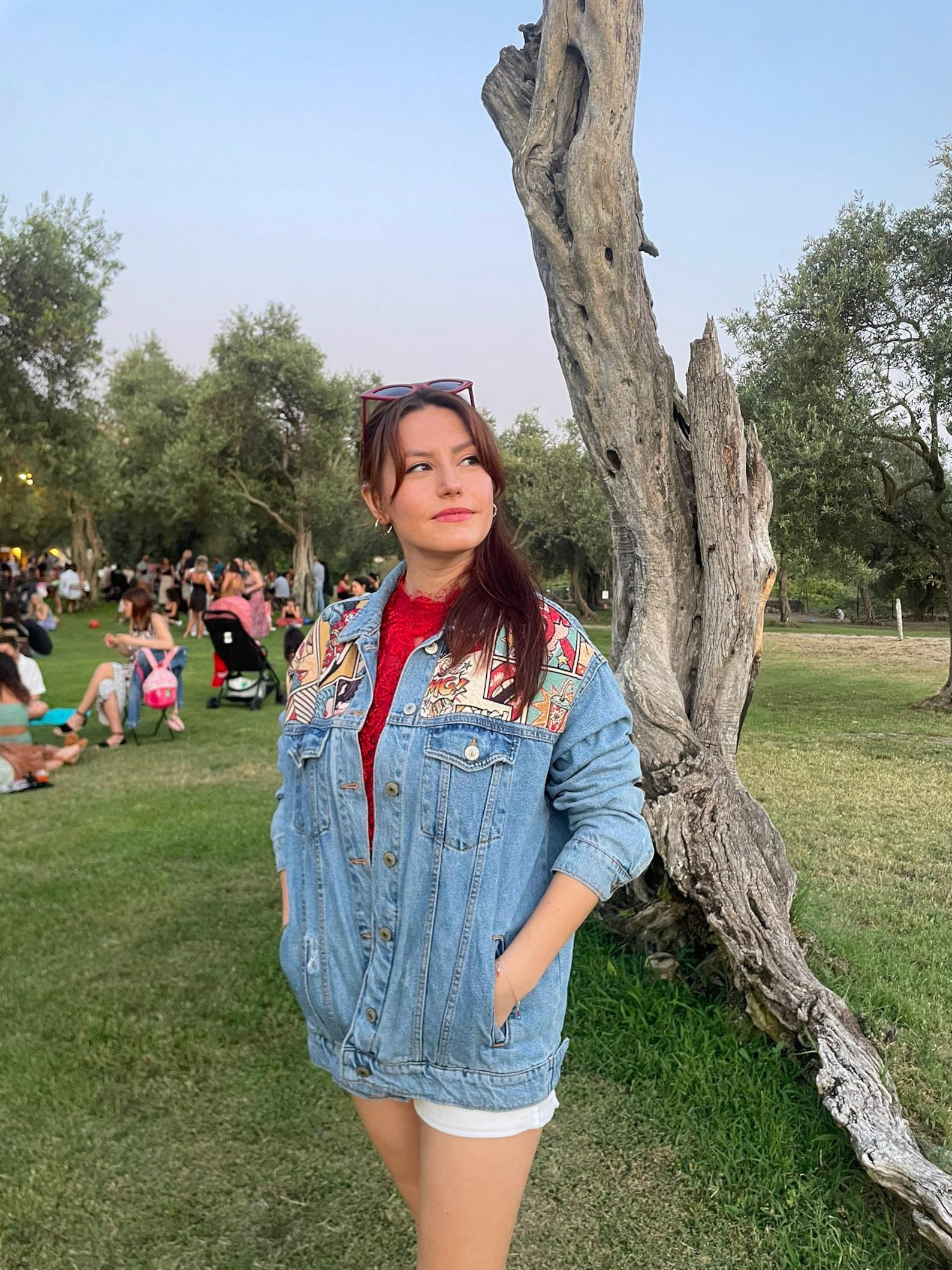 Customized Denim Jacket With Pop Art and Comic Books - Handmade Women's ...