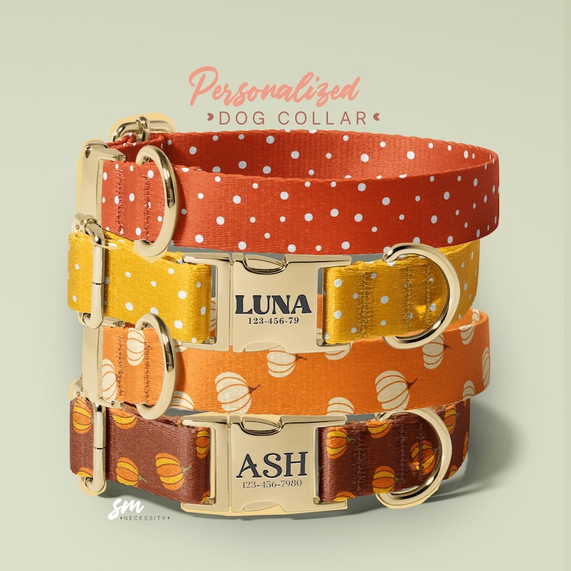 Custom Dog Collars - Etsy