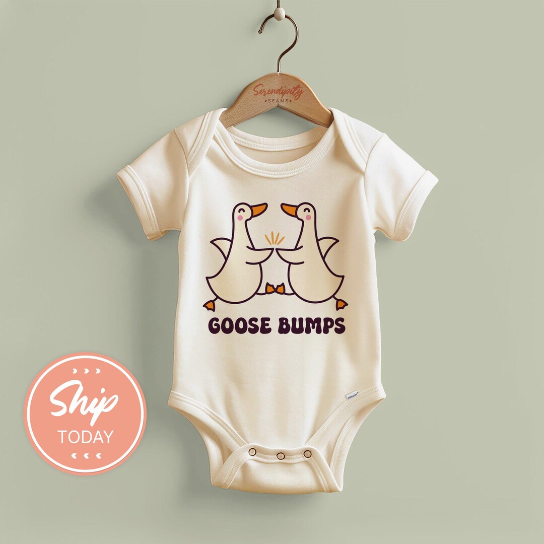 Goose Bumps Baby Onesies® Brand, Funny Goose Baby Outfit, Cute Baby ...