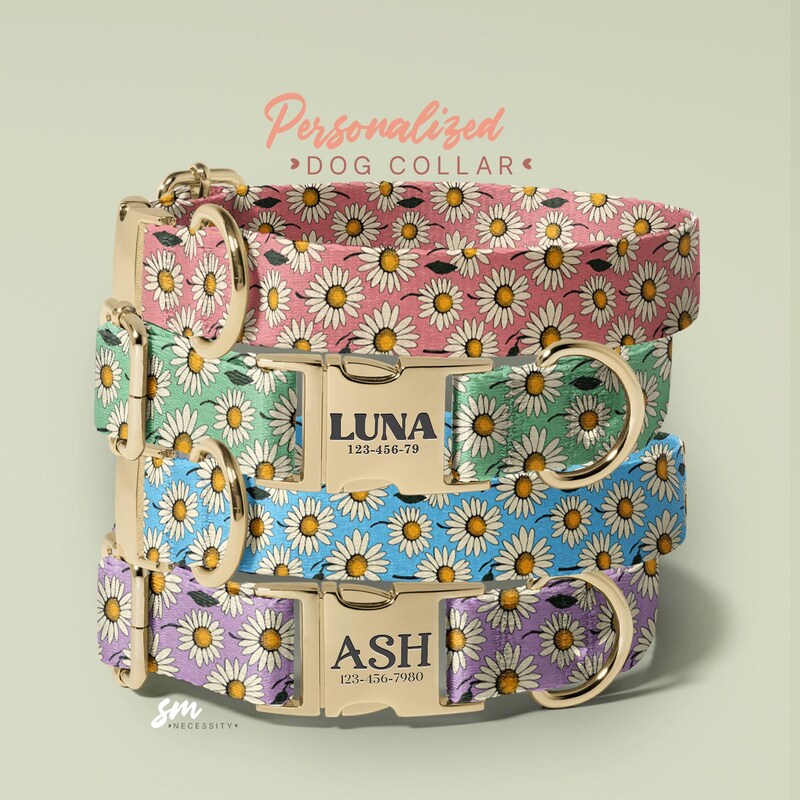 Dog Collar Flower - Etsy