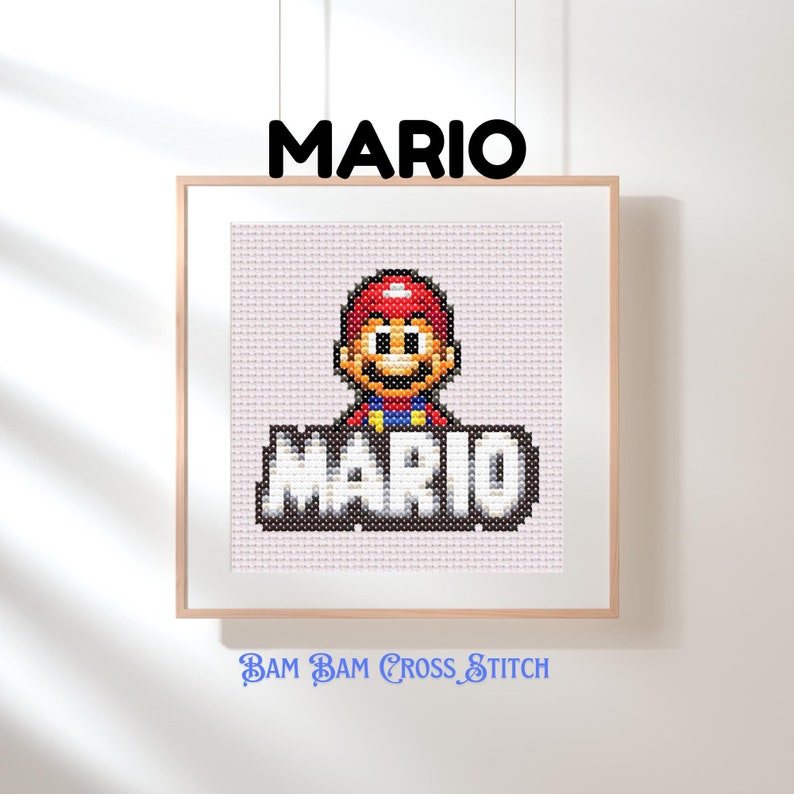 Super Mario : Cross Stitch Pattern DIGITAL FILE ONLY - Etsy Australia