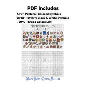 Stardew Valley Combo 9 Set : Cross Stitch Pattern - DIGITAL FILE ONLY ...