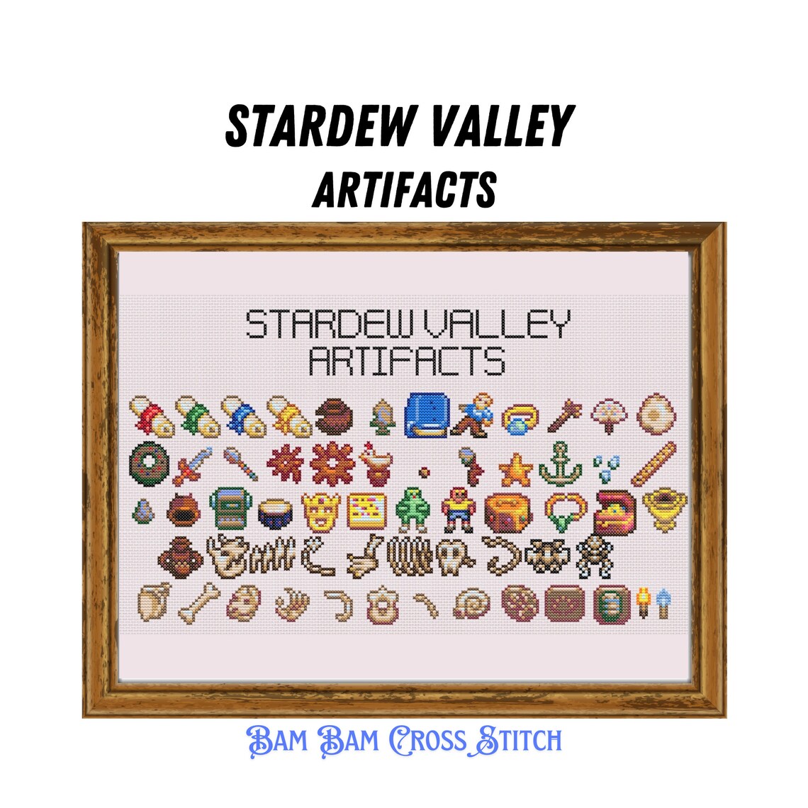 Stardew Valley Artifacts : Cross Stitch Pattern - DIGITAL FILE ONLY - Etsy
