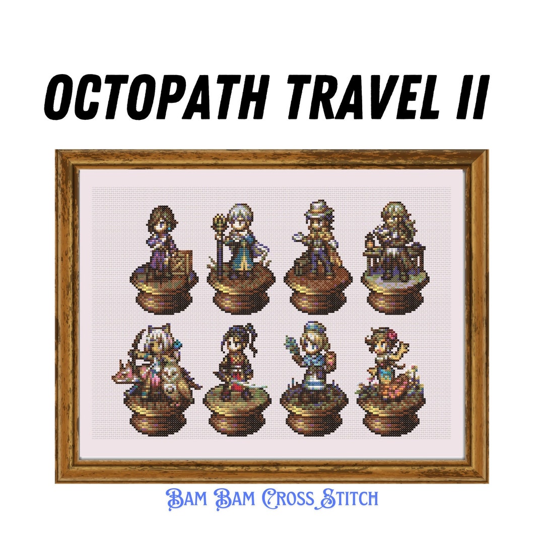 Octopath Travel 2 : Cross Stitch Pattern - DIGITAL FILE ONLY - Etsy