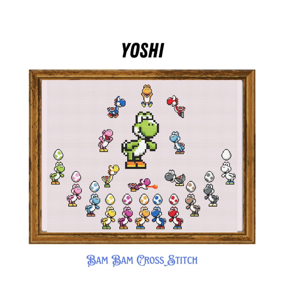 Yoshi : Cross Stitch Pattern - DIGITAL FILE ONLY - Etsy