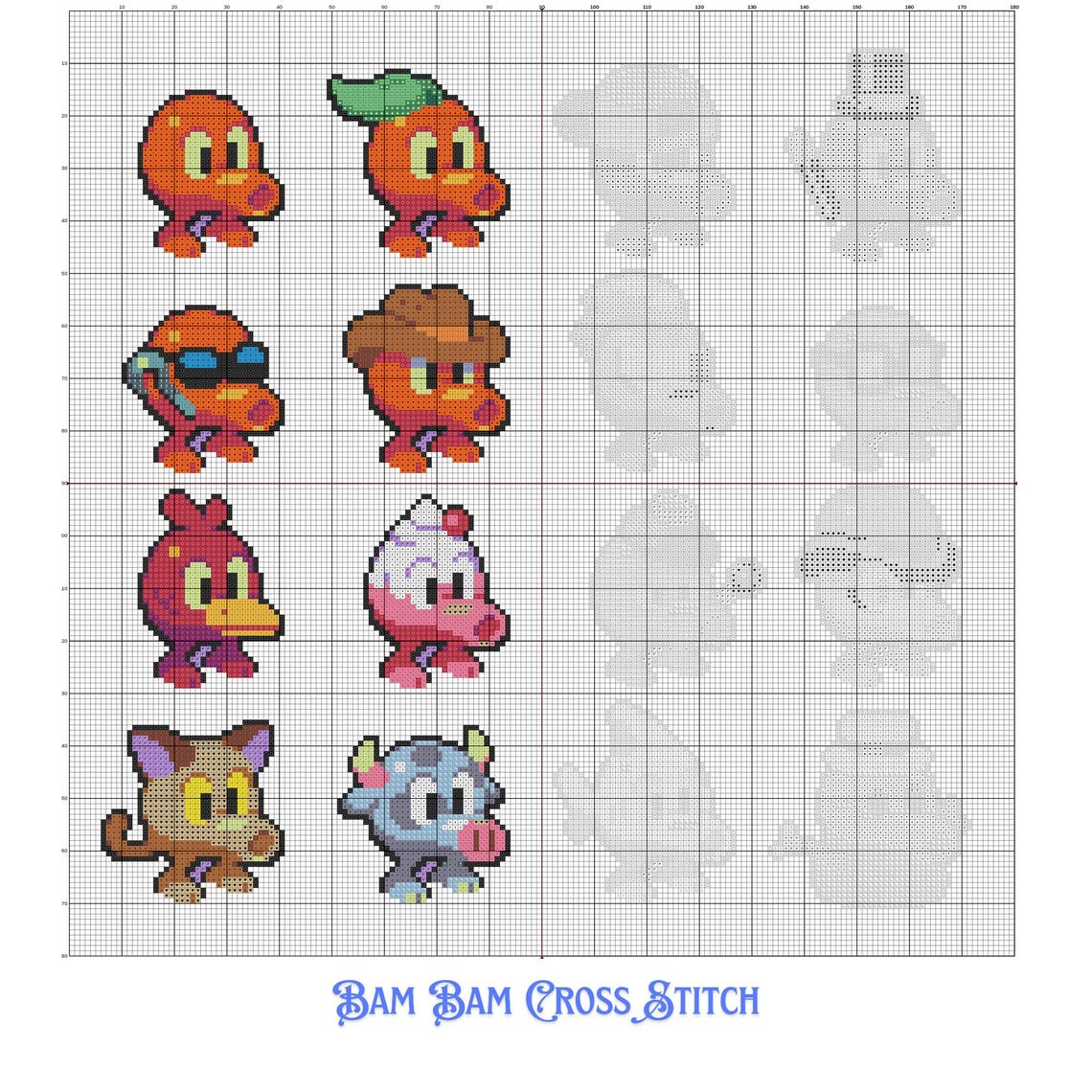 Qbert : Cross Stitch Pattern - DIGITAL FILE ONLY - Etsy