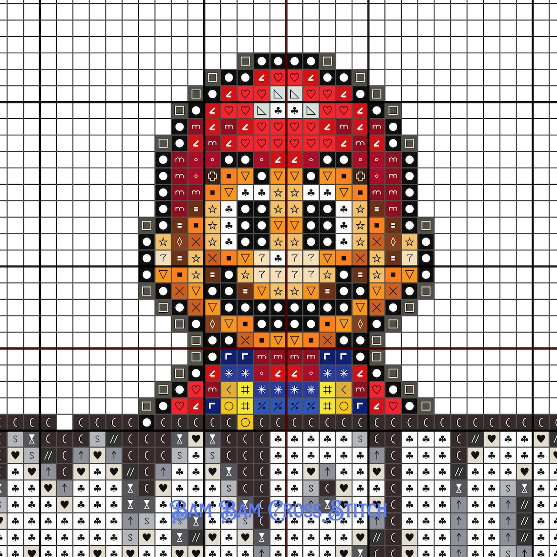 Super Mario : Cross Stitch Pattern - DIGITAL FILE ONLY - Etsy