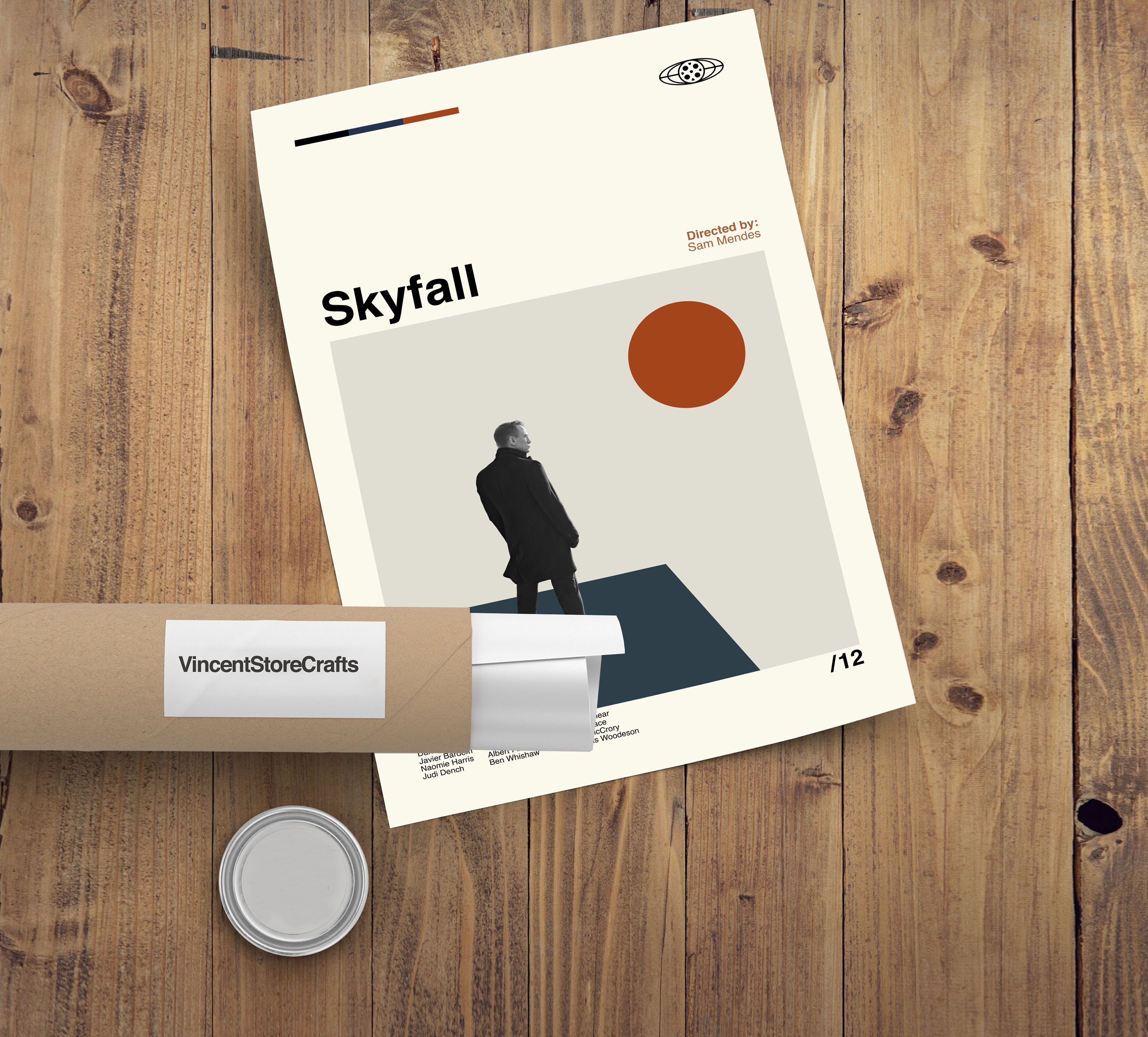 James Bond: Skyfall Movie Poster - Movie Poster - Minimalist Poster ...