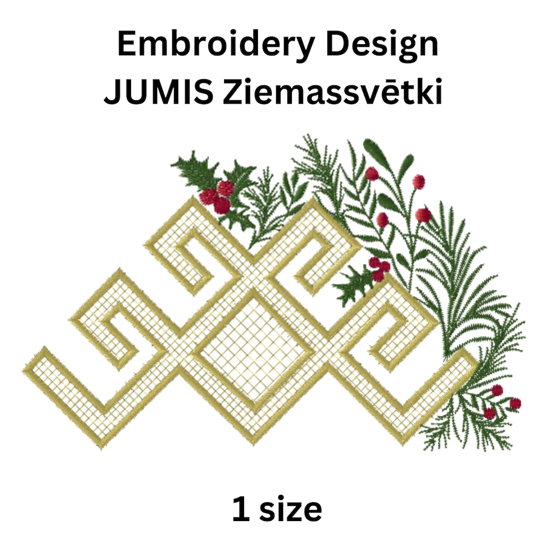 Latviešu Jumis/mārtiņa Zīme Ziemassvētki, Ethnographic Latvian Sign ...