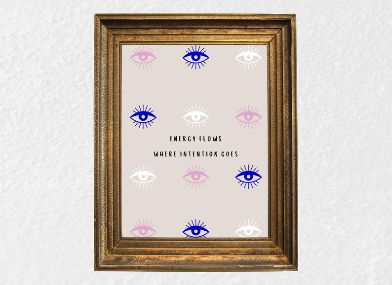 Evil Eye Wall Art Prints 3 Pack - Etsy
