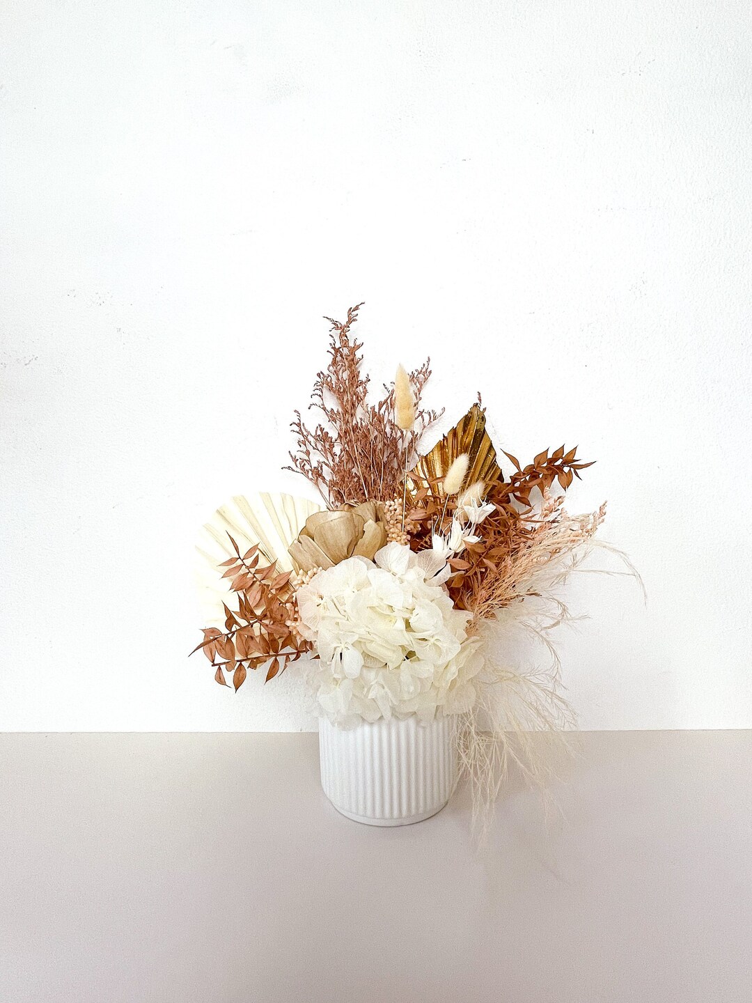 Elsa Preserved Flowers Vase Arrangement - Etsy