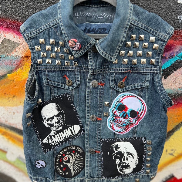 Punk Vest - Etsy